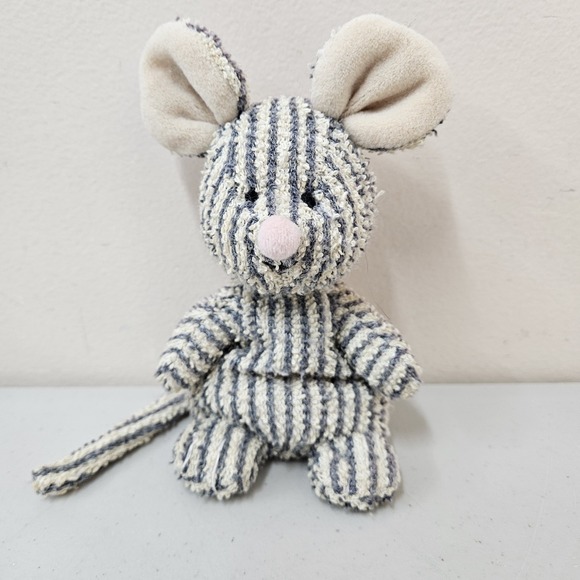 Russ | Toys | Russ Home Buddies Sniffy Mouse Plush Striped Terry Cloth ...